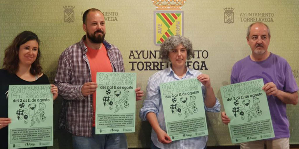 Presentado el XXIV Campamento Urbano de Torrelavega ‘Veranea en tu ciudad’